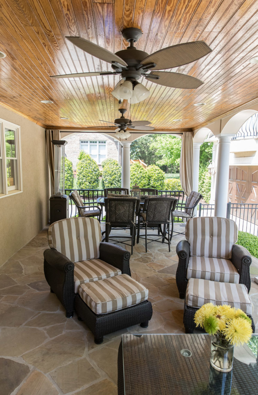 Custom Two Story Patio | Stuart Brown Custom Construction