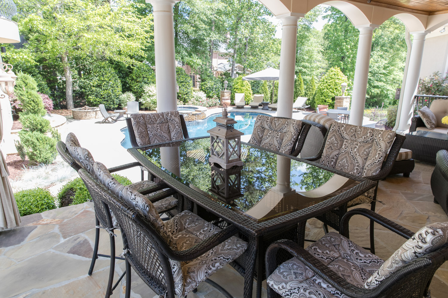 Custom Two Story Patio | Stuart Brown Custom Construction